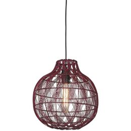GOOD&MOJO H&auml;ngeleuchte &raquo;MENDOZA&laquo; E27 rot 1, &Oslash; 35cm H: 233cm
