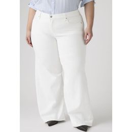 LEVI'S&reg; PLUS Levi's Plus Damen Levi's Plus Weite Jeans &raquo;PL 318 SHAPING WIDE LEG&laquo; im Five-Pocket Style wei&szlig; 20 (52), L&auml;nge 34