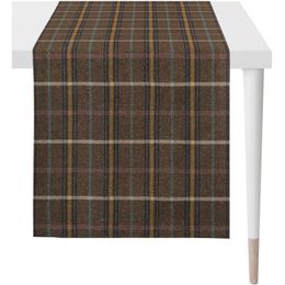 Apelt Tischl&auml;ufer &raquo;Scott&laquo; braun Polyester B/L: 42cm x 150cm, 1 Stk.