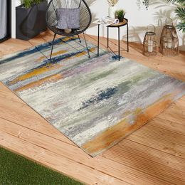 ANDIAMO Teppich &raquo;Portland&laquo; rechteckig 3 mm H&ouml;he modernes Design, In- und Outdoor geeignet, Balkon, Terrasse bunt Obermaterial: 75% Polypropylen, 25% Polyester