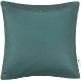 Tom Tailor HOME Dekokissen &raquo;Dove Signature&laquo; gr&uuml;n Baumwolle, Polyester B/L: 40cm x 40cm, 1 Stk.