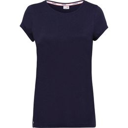 Kangaroos Damen Kangaroos T-Shirt Kurzarm, figurbetonte Passform, aus Single Jersey blau 48/50