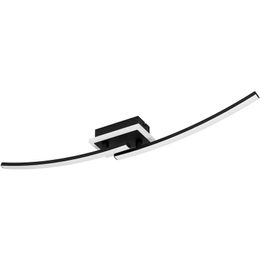 Eglo Deckenleuchte &raquo;Lungolago Deckenlampe, B&uuml;rolampe Decke aus Metall, K&uuml;chenlampe, Lampe&laquo; LED-Modul 1 Stk. Neutralwei&szlig; Wand-/Deckenleuchte - L74 x 