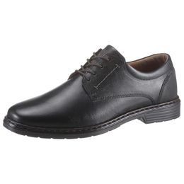 Josef Seibel Herren Schn&uuml;rschuh &raquo;Alastair&laquo; im leichten Used-Look, Freizeitschuh, Halbschuh, Schn&uuml;rschuh schwarz 43