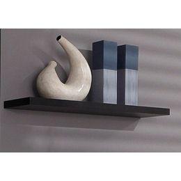 Wandregal &raquo;Aqua&laquo; Breite 80/100/120 cm schwarz B/H/T: 100cm x 3,2cm x 22cm, Breite 100cm