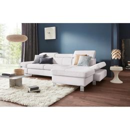 exxpo - sofa fashion Ecksofa &raquo;Fiji, hochwertige Detailverarbeitung, Breite 292cm, L-Form&laquo; bequem durch Kopf- und Armteilverstellung, wahlweise mit 