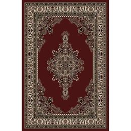 Ayyildiz Teppiche Teppich &raquo;Marrakesh 297&laquo; rechteckig 12 mm H&ouml;he Kurzflor, Orient-Optik, Webteppich, Wohnzimmer rot Kunstfaser B : 300cm 1 Stk., 12mm, L: 400cm