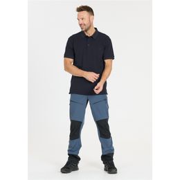 WHISTLER Herren Langarm-Poloshirt "Jamero", schwarz, Gr. M, unifarben, 96% Baumwolle, 4% Elasthan, Shirts, Komfort
