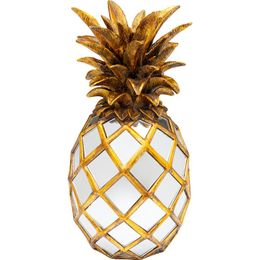 KARE Dekoobjekt &raquo;Pineapple Mirror 29x35cm&laquo; Polyresin B/H/T: 17cm x 34cm x 17cm