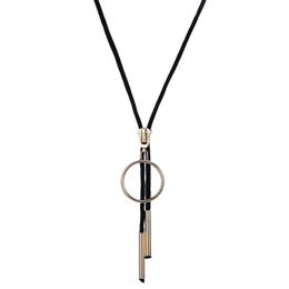 Firetti Damen Kette mit Anh&auml;nger &raquo;in Rei&szlig;verschluss-Optik&laquo; schwarz Materialmix Polyester, L: 106