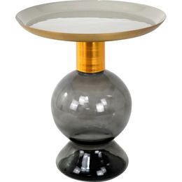 PAROLI Beistelltisch grau B/H/T: 50cm x 57cm x 50cm