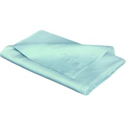 Fleuresse Betttuch &raquo;Colours&laquo; offenes Bettlaken blau Mako-Satin, Obermaterial: 100% Baumwolle B/L: 160cm x 260cm, 1 Stk., Mako-Satin, 160x260 15cm