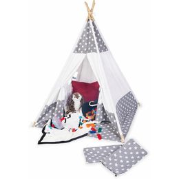 Pinolino Spielzelt &raquo;Tipi Jakara&laquo; grau Einheitsgr&ouml;&szlig;e