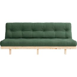 Karup Design Schlafsofa &raquo;Lean&laquo; mit Bettfunktion und Futonmatratze gr&uuml;n 80% Baumwolle + 20% polyester B/H/T: 190cm x 73cm x 99cm, Baumwollmix