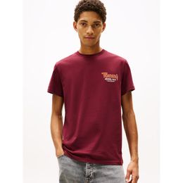 Tommy Jeans Herren T-Shirt &raquo;FONT PLAY TEE&laquo; Slim fit mit Rundhalsausschnitt rot L