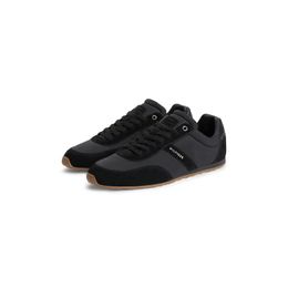 Tommy Hilfiger Herren Sneaker &raquo;TH LO RUN ICON SUMMER MIX&laquo; Freizeitschuh, Halbschuh, Schn&uuml;rschuh, weiche Schaftrand-Polsterung schwarz 41