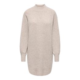 Only Damen Only Strickkleid &raquo;ONLOLIVIA LS HIGH NECK DRESS CC KNT&laquo; Materialmix, regular fit beige M, N-Gr