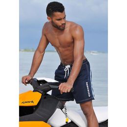 Chiemsee Herren Badeshorts sportliche Bade-Shorts, elastischer Bund, mit Au&szlig;enkordel blau XL (54/56), N-Gr