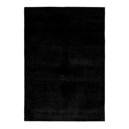 Kayoom Teppich &raquo;Cross 425&laquo; rechteckig 21 mm H&ouml;he dichter weicher Kurzflor, viele Farben, Wohnzimmer schwarz Polyester B : 120cm 1 Stk., 21mm, L: 170cm
