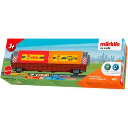 M&auml;rklin G&uuml;terwagen &raquo; my world - Containerwagen - 44122&laquo; rot Einheitsgr&ouml;&szlig;e G&uuml;terwagen