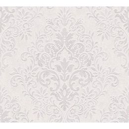 Livingwalls living walls Vliestapete &raquo;Tapete mit Ornamenten barock&laquo; floral gemustert gl&auml;nzend matt metallic ornamental strukturiert Tapete Klassik Metallic 