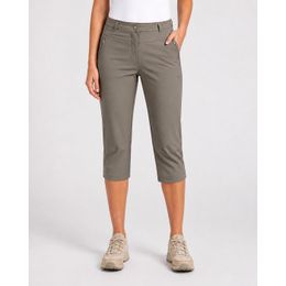 DEPROC Active Damen 3/4-Hose "KENORA PIRATE WOMEN", braun, Gr. 42, Jersey, 97% Polyester. 3% Elasthan, Hosen, auch in Gro&szlig;en Gr&ouml;&szlig;en erh&auml;ltlich