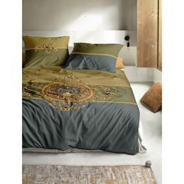 Irisette Bettw&auml;sche &raquo;Playa 8536&laquo; 2 Stk. anschmiegsam und atmungsaktiv, Ganzjahresqualit&auml;t gr&uuml;n Mako-Satin, Obermaterial: 100% Baumwolle B/L: 135cm x 200cm, 1 