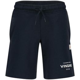 Vingino Herren Sweatshorts mit Logo-Print blau 164, N-Gr