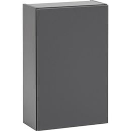 Welltime H&auml;ngeschrank &raquo;Lienz&laquo; grau MDF grafitgrau, B/H/T: 40cm x 64cm x 20cm, T&uuml;ren: 1 Stk.