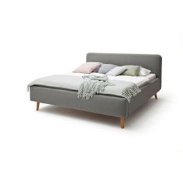 Meise M&ouml;bel meise.m&ouml;bel Polsterbett &raquo;Mattis&laquo; Topseller, wahlweise mit Bettkasten grau Bezug Bett: Strukturstoff (100% Polyester) Liegefl&auml;che L&auml;nge B: 200cm x 