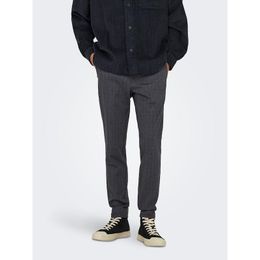 Only & Sons Only & Sons Herren ONLY & SONS Chinos &raquo;ONSMARK SLIM CHECK 020960 PANT&laquo; blau 28, L&auml;nge 30