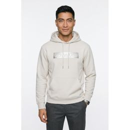 Calvin Klein Herren Kapuzensweatshirt, Kapuze mit Kordelzug, Regular Fit, Logodruck XXL