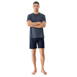Mey Herren Shorty &raquo;Bennison&laquo; 2 tlg. Legere Passform, Oberteil geringelt, Komfortbund blau 52