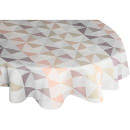 WIRTH Tischdecke &raquo;BERLARE&laquo; bunt Baumwolle, Polyester B/L: 130cm x 190cm, 1 Stk., oval