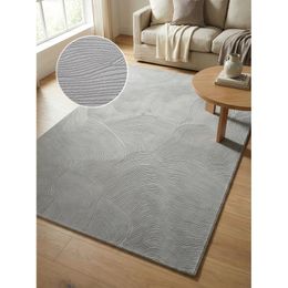 Calvin Klein home Teppich &raquo;Essential, Designerteppich, Wellendesign&laquo; rechteckig 7 mm H&ouml;he modern, elegantes Muster, Wohnzimmer, Schlafzimmer, 