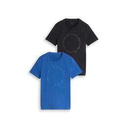Tom Tailor Jungen Tom Tailor T-Shirt Packung, 2 2er Pack mit Print 176