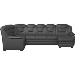 COTTA Wohnlandschaft &raquo;Marcus U-Form&laquo; wahlweise mit Schlaffunktion & Stauraum grau 64% Polyurethan, 25% Polyester, 11% Baumwolle B/H/T: 330cm x 99cm x 