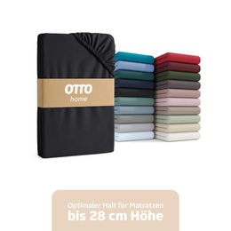 OTTO home Spannbettlaken &raquo;BLACKBERRY in PREMIUM und BASIC Qualit&auml;t, 100% Baumwolle&laquo; f&uuml;r hohe Matratzen bis 28 cm, Bettlaken, Spannbetttuch, Boxspring 