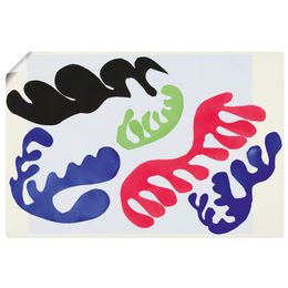 Artland Wandbild &raquo;Die Lagune 3. 1947&laquo; Gegenstandslos 1 Stk. tlg. als Alubild, Leinwandbild, Poster, Wandaufkleber in verschied. Gr&ouml;&szlig;en bunt Papier B/H/T: 30cm