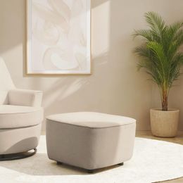 Home Affaire Polsterhocker &raquo;HETTY, passender Hocker zum Drehsessel HETTY, 56 x 60 x 40 cm,&laquo; 1 Stk. tlg. mit schr&auml;gem Sitz beige 100% Polyester B/H/T: 
