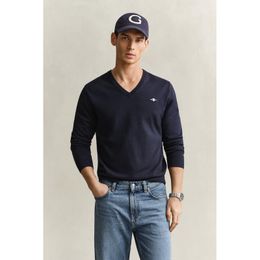 Gant Herren V-Ausschnitt-Pullover &raquo;CLASSIC COTTON V-NECK&laquo; Regular fit mit V-Ausschnitt 4XL