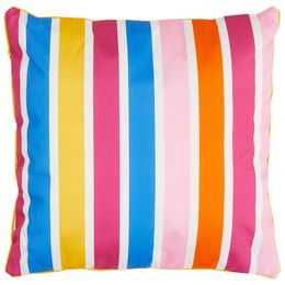 ANDIAMO Dekokissen &raquo;Helia, Kissenh&uuml;lle mit F&uuml;llung&laquo; Sofakissen, modernes Design, eckig, 40x40, Outdoor geeignet blau Obermaterial: 100% Polyester B/L: 40cm x 