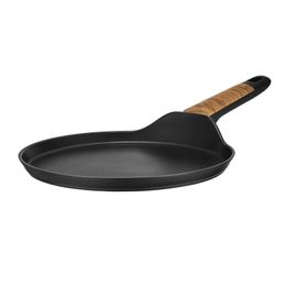 RESTO Kitchenware Cr&ecirc;pepfanne &raquo;MON Pfannkuchenpfanne &Oslash; 24 cm mit Soft-Touch-Griff in Holzoptik&laquo; Aluminium 1 tlg. Induktion, f&uuml;r alle Herdarten 