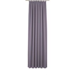 Adam Vorhang &raquo;Uni Collection light, nach Wunschma&szlig;&laquo; Kr&auml;uselband 1 Stk. tlg. aus 100% Bio-Baumwolle, Vorhang nach Wunschma&szlig; lila Baumwolle (Bio-Baumwolle) 