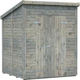 Palmako Ger&auml;tehaus &raquo;Leif&laquo; grau grau Massivholz Einheitsgr&ouml;&szlig;e