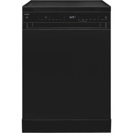 Exquisit Standgeschirrsp&uuml;ler 9316 &raquo;GSP9316-450C schwarz&laquo; 10,9 l 16 tlg. Ma&szlig;gedecke 16 Ma&szlig;gedecke, LED, Besteckschublade, Auto Door Open, AquaStop 