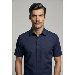 OLYMP Herren OLYMP Kurzarmhemd &raquo;Luxor&laquo; Businesshemd, comfort fit, New Kentkragen 39, N-Gr
