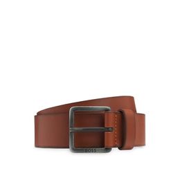 BOSS Herren BOSS Lederg&uuml;rtel &raquo;Jeeko_Sz40&laquo; mit matter Schlie&szlig;e braun 100
