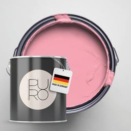 A.S. Cr&eacute;ation Wandfarbe &raquo;Premium Innenwandfarbe PURO Tuchmatt peachy pink&laquo; ideal f&uuml;r Wohnzimmer, Schlafzimmer, Flur und K&uuml;che, Farbwelt Pink rosa 5 l 5ml