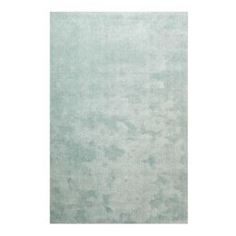 Teppich &raquo;Sienna&laquo; rechteckig 20 mm H&ouml;he Hochflor, Microfaser, uni, weich & kuschelig, Wohnzimmer, Schlafzimmer gr&uuml;n Polyester B : 80cm 1 Stk., 20mm, L:
